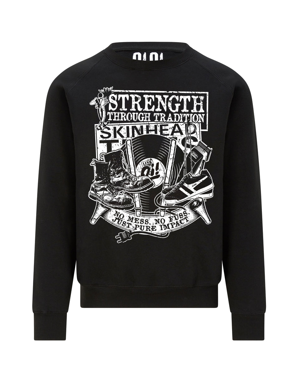 STRENGTH THROUGH TRADITION SWEATSHIRT – Oi Oi The Shop